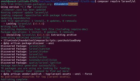 Create Ui Auth Using Vue Auth Scaffolding In Laravel 9 Programming Fields