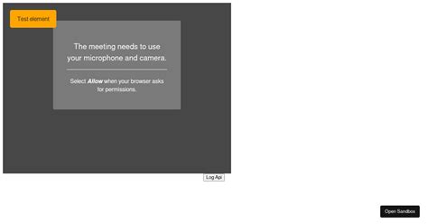 Jitsi Web Sdk Codesandbox