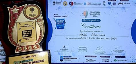 sejal dhamecha on linkedin sih2024 runnerup hackathon engineering