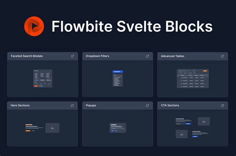 Flowbite Svelte Blocks Ui Component Blocks Made With Svelte