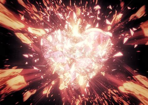 Abstract Background With Explosion And Scattering Light Fragments Stock