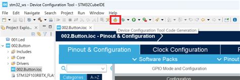 Stm32 Button을 이용해서 Led 깜빡이기