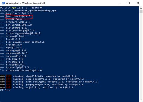 Javascript Unable To Create A New Project With The Nest CLI Stack Overflow
