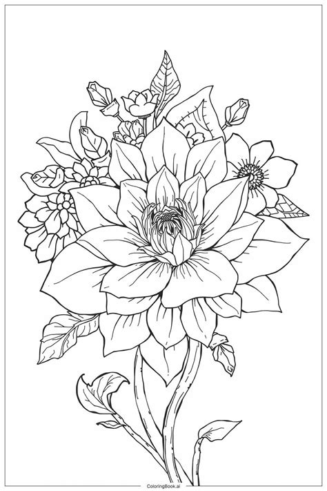 꽃 색칠공부 78장 무료 Pdf・png 출력