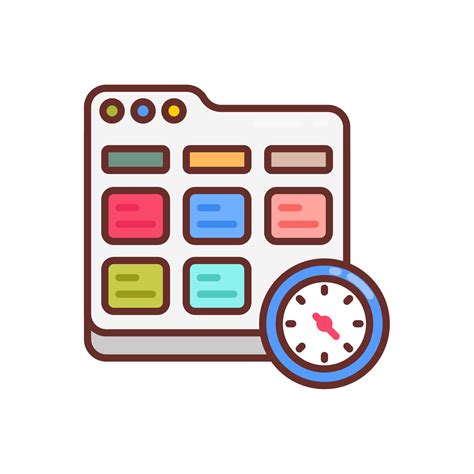 Work Log Icon In Vector Illustration 25729604 Vector Art At Vecteezy