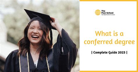 What Is A Conferred Degree Complete Guide 2023