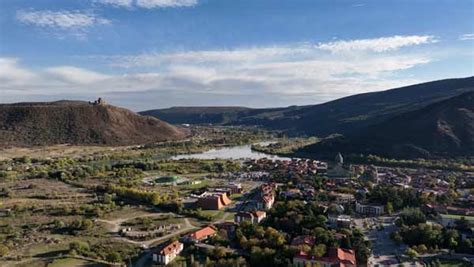 მცხეთის ხედი Stockfootage