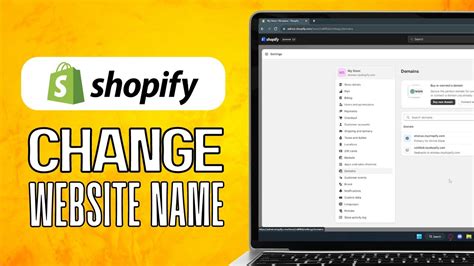 How To Change Website Name On Shopify Simple Tutorial YouTube