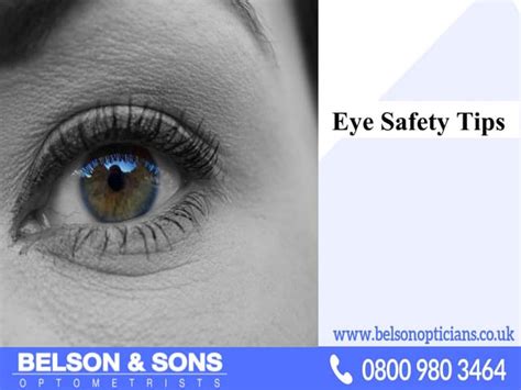 Eye Safety Tips Ppt