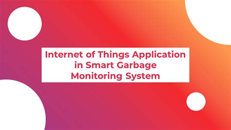 Iot Based Smart Garbage Monitoring System On Behance