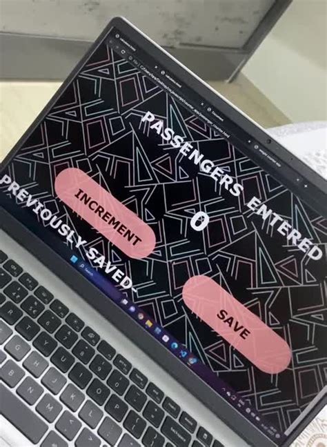 Iqra Vadnagarwala On Linkedin Passenger Counter App Using Css And