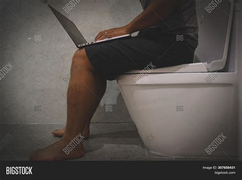 Using Laptop Computer Image Photo Free Trial Bigstock