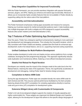 Why Use Flutter For App Development Features And Benefits PDF