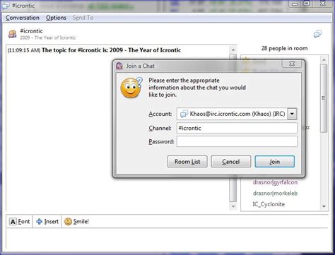 Pidgin Irc « Icrontic