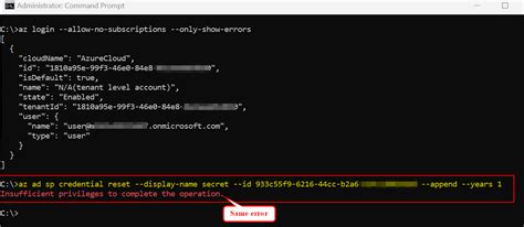 Azure Devops Az Cli To Reset The Service Principal Without Overwriting Stack Overflow