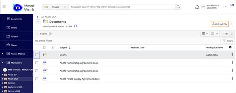 Uploading A New Document