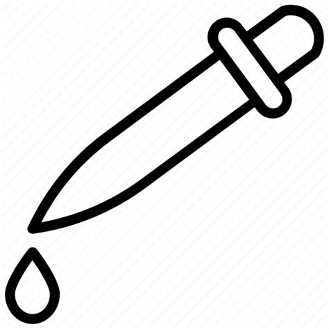 Color Sampler Color Selector Eyedropper Tool Ink Dropper Pick Tool Icon