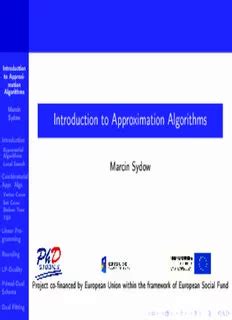 Introduction To Approximation Algorithms PDF