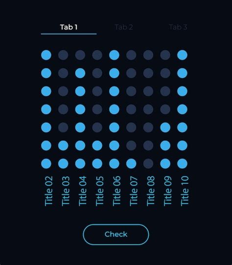 premium vector vertical dot chart ui element template