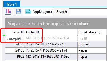 Working With Analysis Table Columns Yohz Software Development Blog