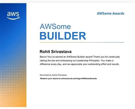Aws Amazon Cloudengineer Cloudcomputing Rohit Srivastava