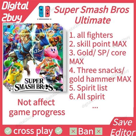 Super Smash Bros Ultimate Save Editor Ssbu Save Modding Video Gaming