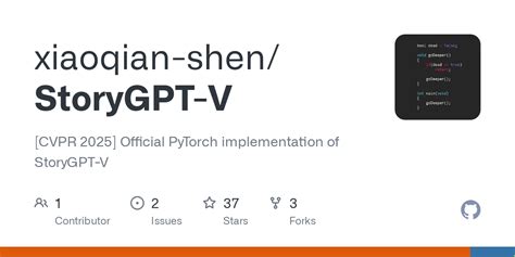 Github Xiaoqian Shen Storygpt V [cvpr 2025] Official Pytorch Implementation Of Storygpt V