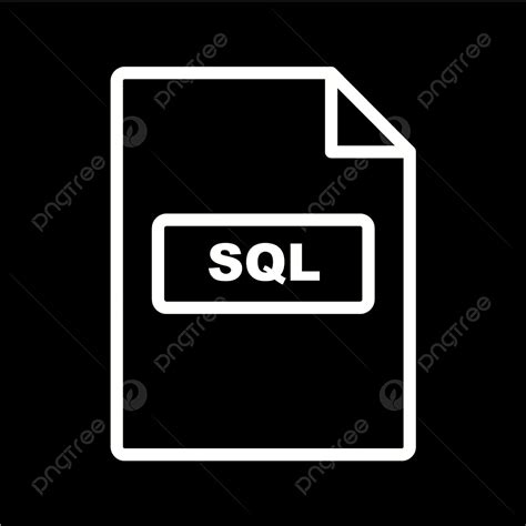 Vector Sql Icon Sql Icons Sql Document Png And Vector With