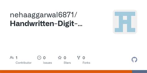 GitHub Nehaaggarwal Handwritten Digit Recognition