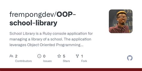 Github Frempongdevoop School Library School Library Is A Ruby