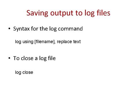 Stata And Logit Recap Topics Introduction To Stata