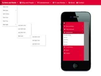 JQuery Responsive Multilevel Dropdowns Menu CodeHim