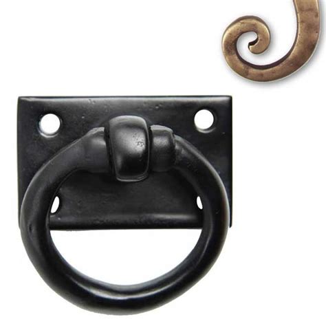 Seaside Shutters S8 400 05 Cast Brass Shutter Ring Pull Plate Mount
