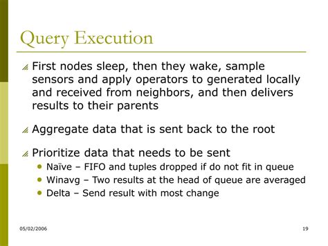 Ppt The Design Of An Acquisitional Query Processor For Sensor