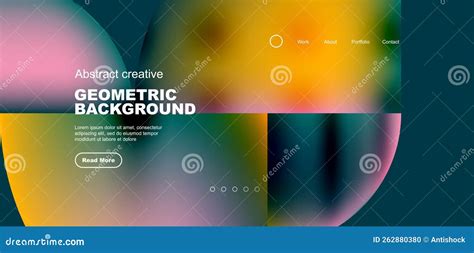 Vector Geometric Abstract Background Design Stock Vector Illustration Of Modern Gradient