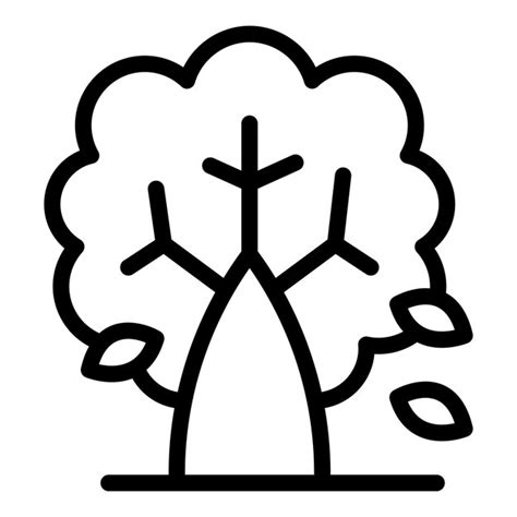 Premium Vector Minimalist Tree Icon Vector Illustration