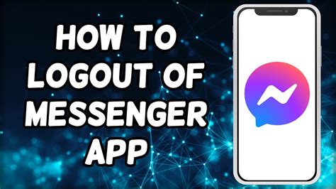 How To Logout Of Messenger App Sign Out Messenger Youtube