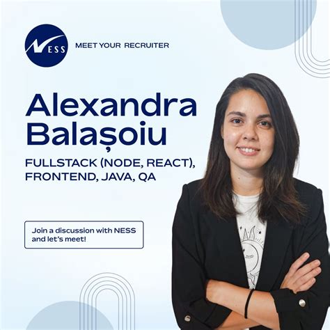 Ness Digital Engineering Romania On Linkedin Voices Nesspeople Meetyourrecruiter Project