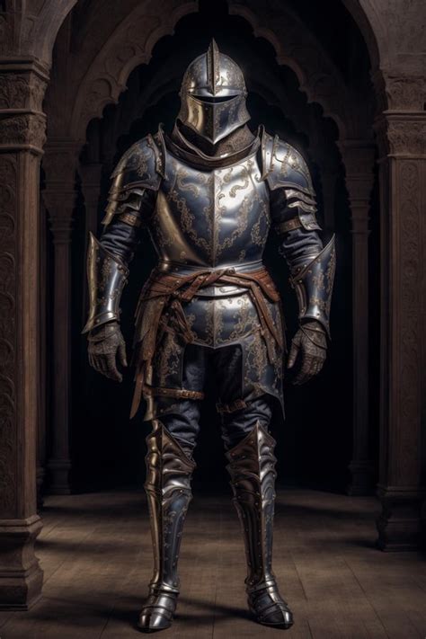 Medieval Style Armor Suit(中世纪风格铠甲套装) LoRa - v2.0 | Stable Diffusion Model - LoRA | Tensor.Art