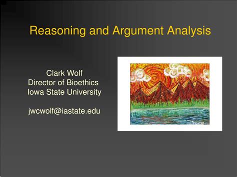 PPT Reasoning And Argument Analysis PowerPoint Presentation Free Download ID 1062140