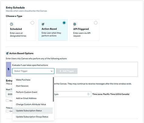 braze delivery and entry types action based [part 2] — for now marketing