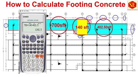 How To Calculate Footing Concrete Quantity M3 And Cubic Meter YouTube
