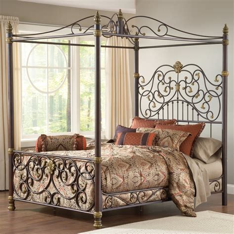 17 Best Images About Wrought Iron Canopy Beds On Pinterest Wrought
