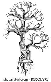 Tree Wireframe Images Stock Photos Vectors Shutterstock