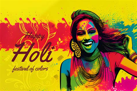 Free Download Holi Girl Background