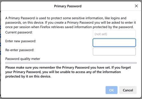 Mozilla Firefox Can Now Secure Access To Passwords With Device Credentials