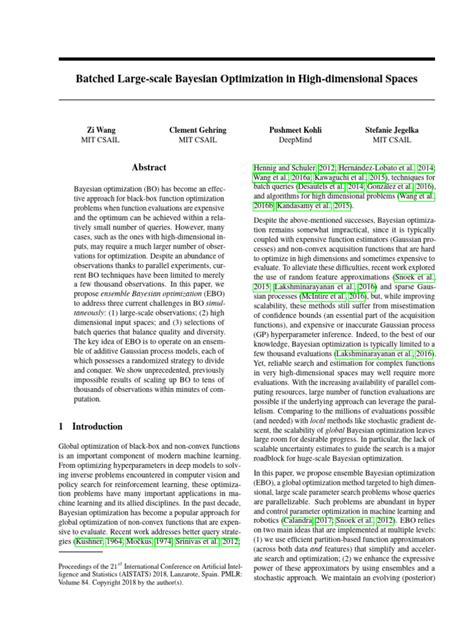Bayesian Optimization Pdf Normal Distribution Mathematical