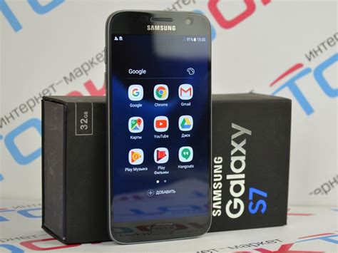 Cмартфон Samsung Galaxy S7 32GB Black, Мобильный ТЕЛЕФОН Самсунг С7 ...