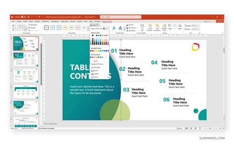 03 Change Shape Color In Powerpoint For Custom Theme SlideModel