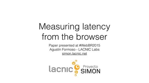 Measuring Latency From The Browser Pdf